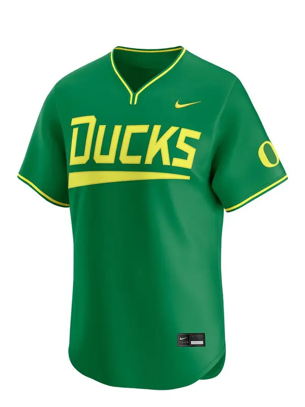 Nike Oregon College Limited Baseball Jersey - Green