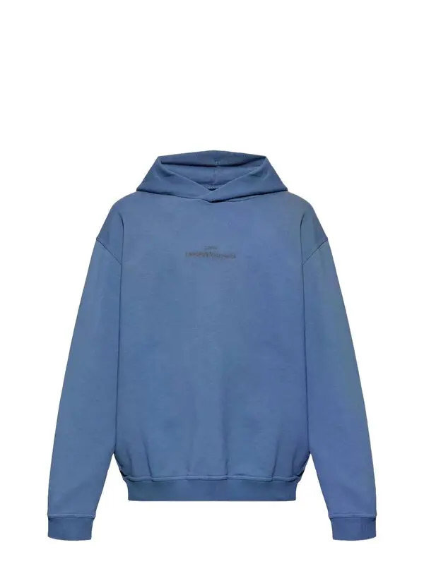 MAISON MARGIELA Logo Hoodie - Blue