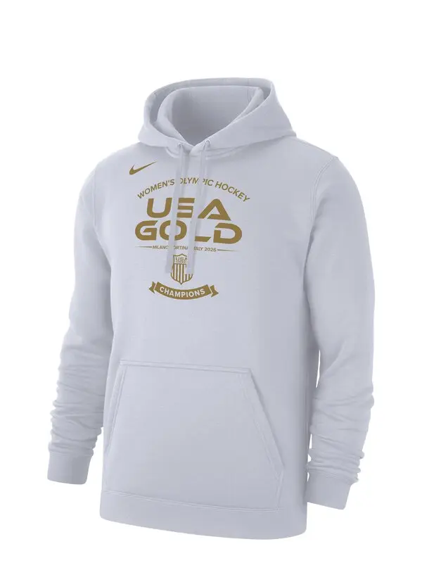 Nike Usa Olympic Team Fleece Hoodie - White