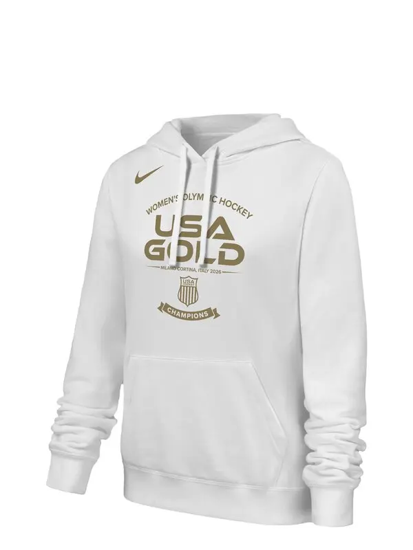 Nike Usa Olympic Team 2026 Club Fleece Hoodie - White