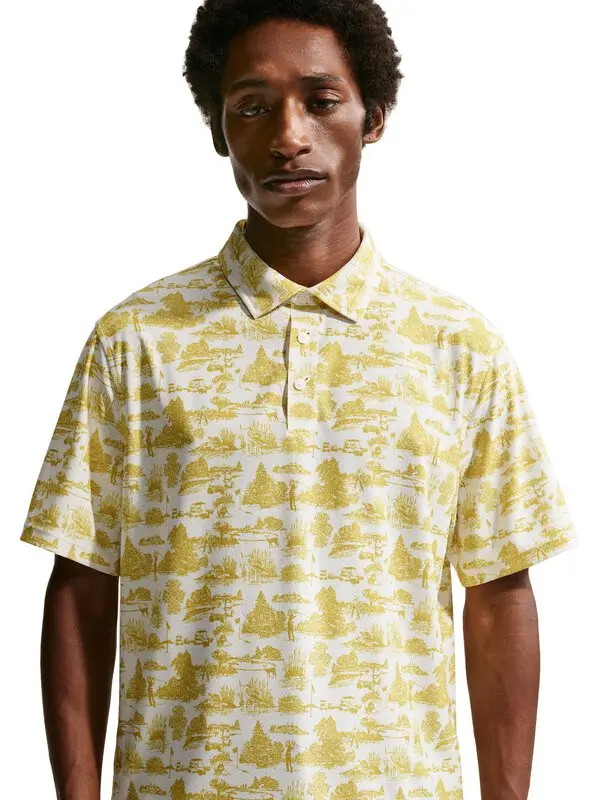 Nike Tailored Performance Dri-fit Golf Polo - Yellow