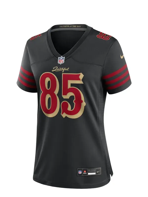 Nike George Kittle San Francisco 49ers Rivalries Collection Nfl Game Jersey - Black