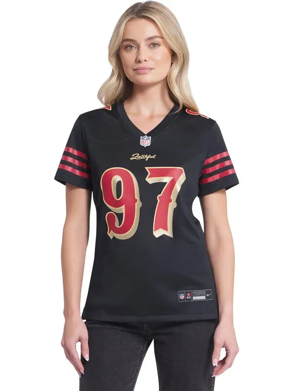 Nike Nick Bosa San Francisco 49ers Rivalries Collection Nfl Game Jersey - Black