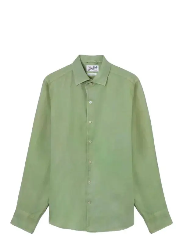 MC2 SAINT BARTH Linen Shirt - Green