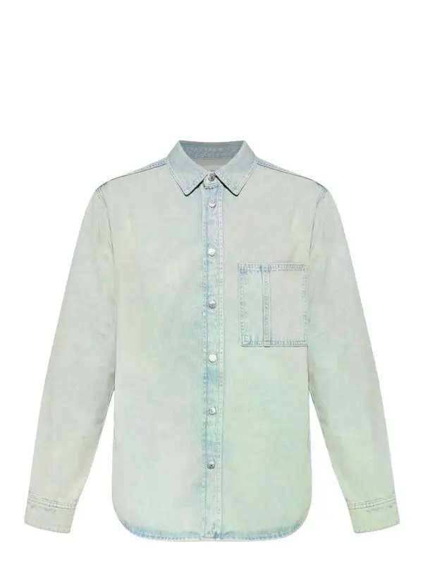 SAMSOE SAMSOE Sadamon Pocket Buttoned Shirt - Blue