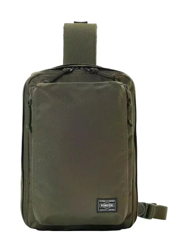 PORTER-YOSHIDA & CO Unit Sling Zip Shoulder Bag - Green