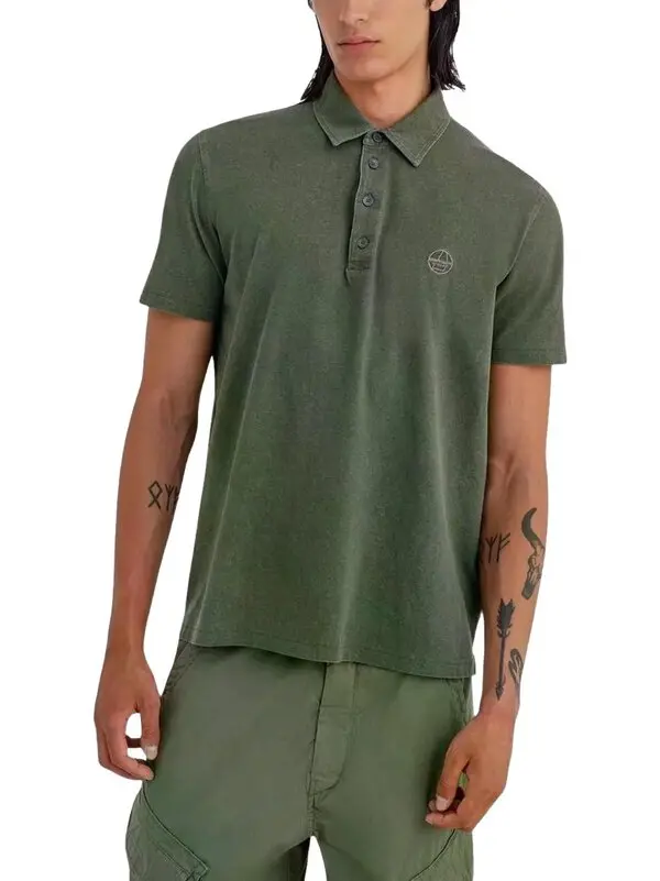 MURPHY&NYE Cotton Polo Shirt - Green