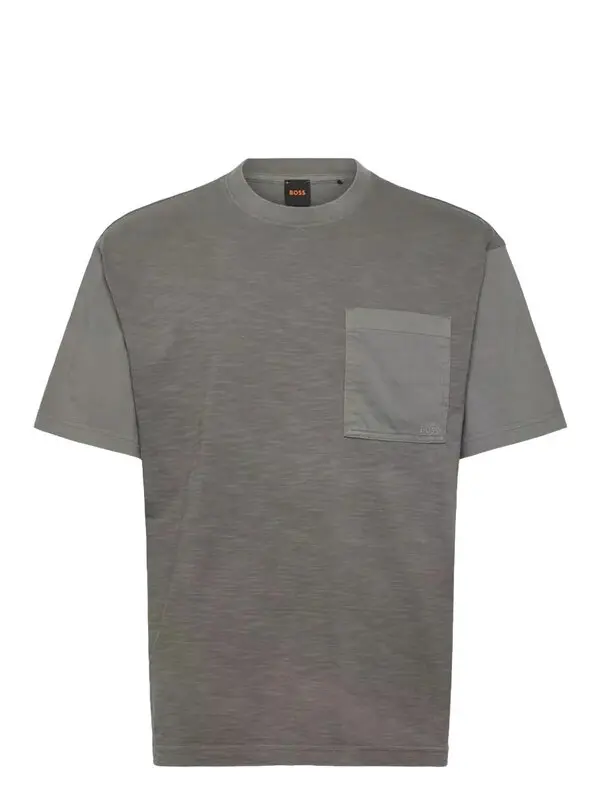 BOSS Pocket Short-sleeves T-shirt - Grey