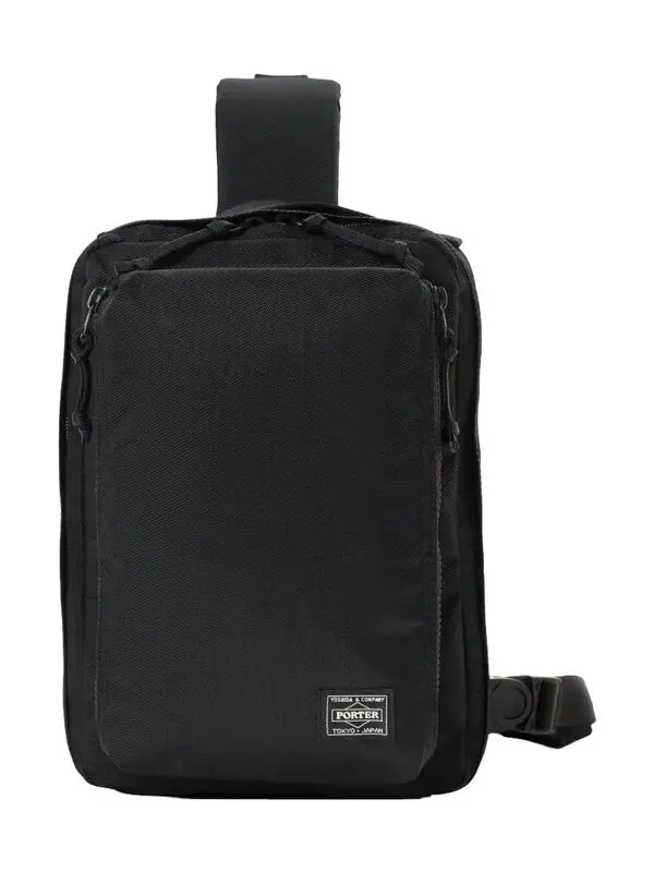 PORTER-YOSHIDA & CO Unit Sling Zip Shoulder Bag - Black