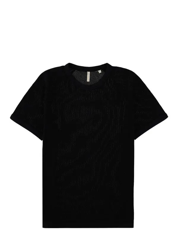 SUNFLOWER T-shirt Traforata - Black