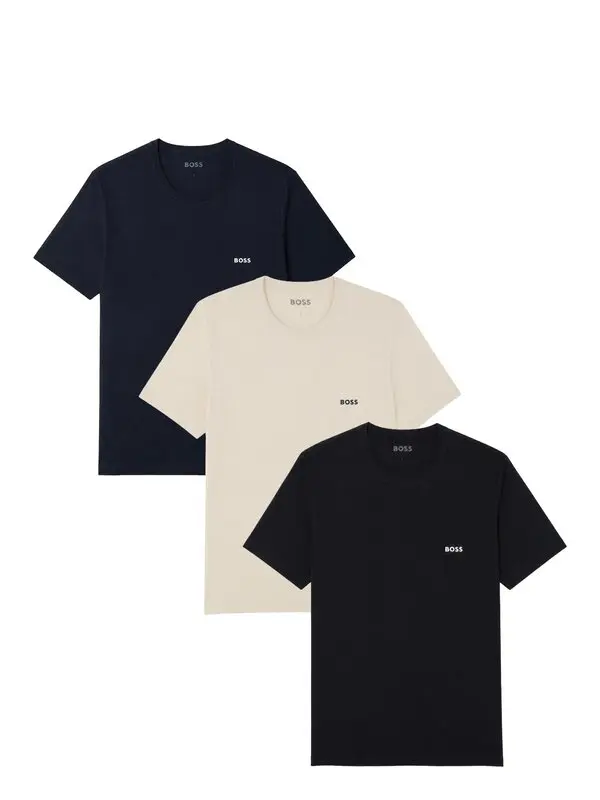 BOSS 3-pack T-shirt Con Logo - Blue
