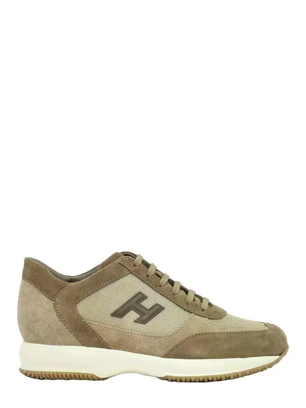 Hogan Logo-embroidered Sneakers - Neutrals