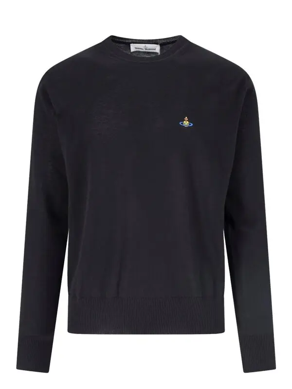 VIVIENNE WESTWOOD Alex Crewneck Sweater - Black