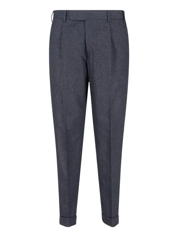 Sportmax Virgin Wool Trousers - Gray