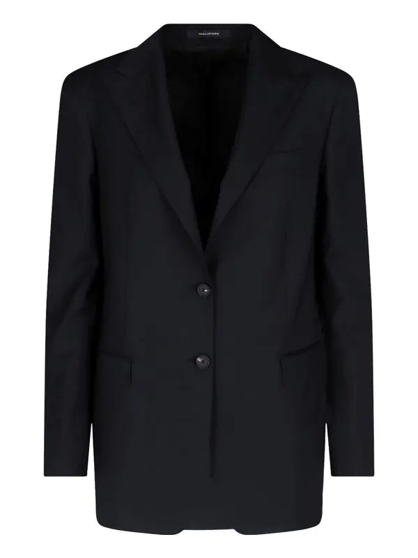 Tagliatore Single-breasted Blazer - Black