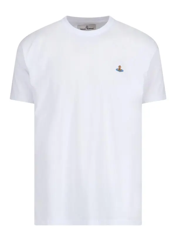 VIVIENNE WESTWOOD T-shirt Logo "orb - White