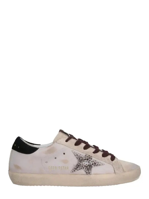 GOLDEN GOOSE Super-star" Calfskin Sneakers - White