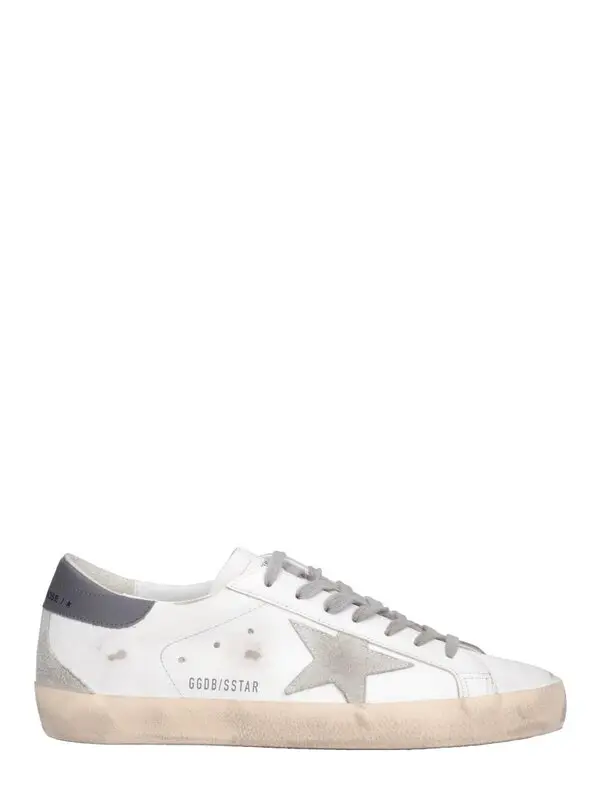 GOLDEN GOOSE Super-star" Suede Sneakers - White