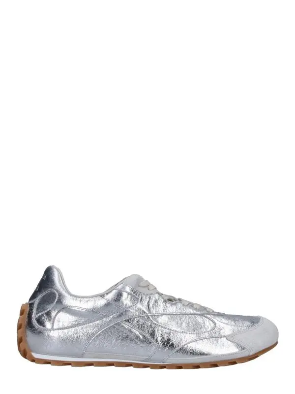 Bottega Veneta Orbit Flash Sneakers - Silver