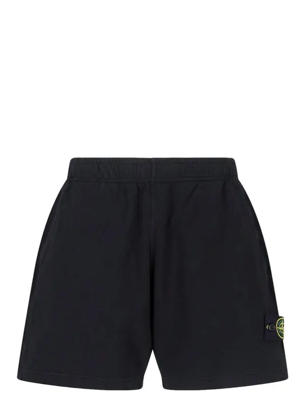 Stone Island Sports Shorts - Black