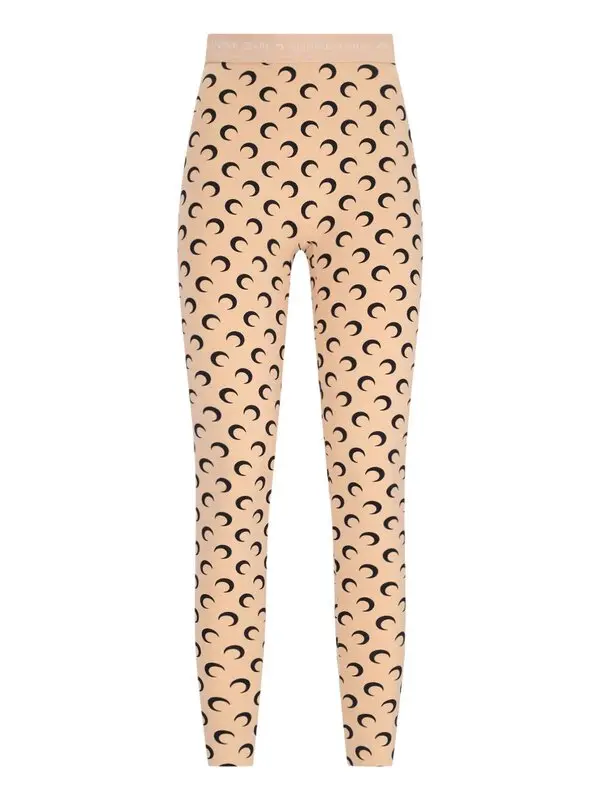 MARINE SERRE Leggings "moon - Beige