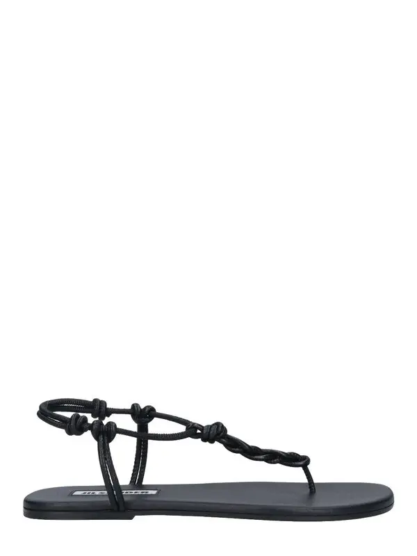 JIL SANDER Tangle Sandals - Black
