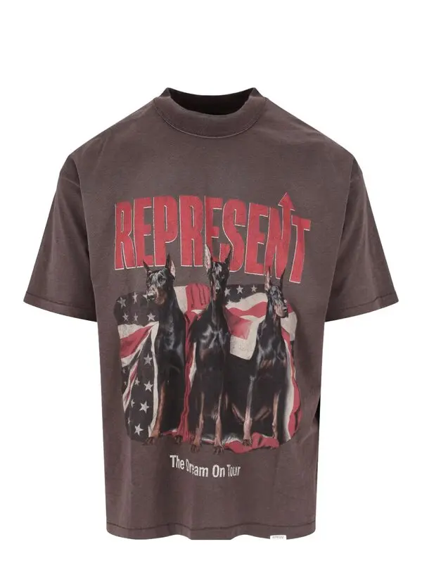 REPRESENT T-shirt "dream On Tour - Brown