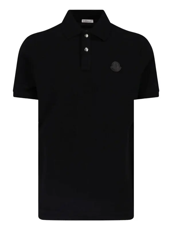 Moncler Logo Polo - Black