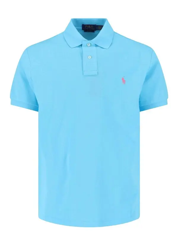 Polo Ralph Lauren Logo Polo - Light Blue