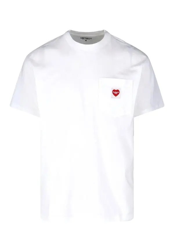 Carhartt Work In Progress T-shirt "pocket Heart - White