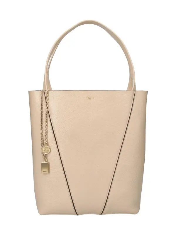 Chloé Spin" Tote Bag - Beige