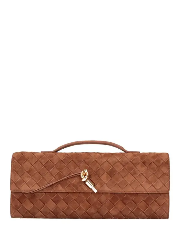 Bottega Veneta Andiamo" Clutch - Yellow
