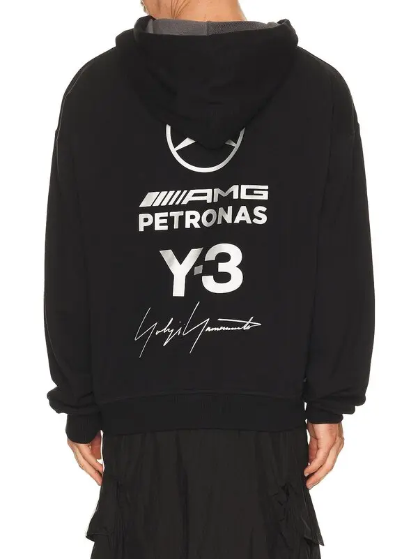 Y3 X F1 Zip Hoodie - Black