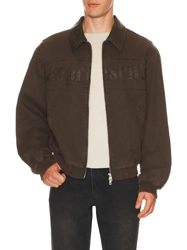 REPRESENT Roscoe Bomber Jacket - Whisky