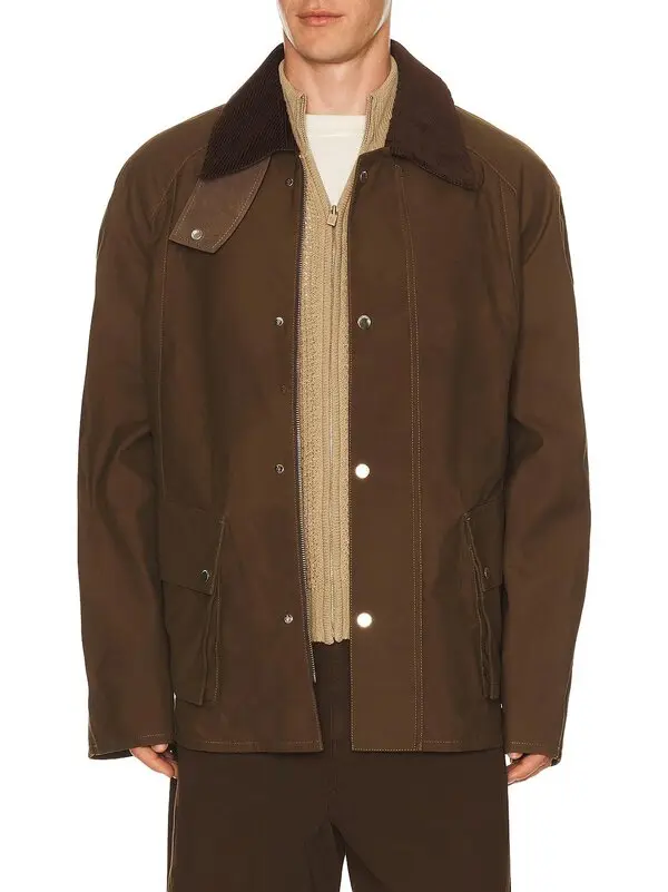 JW Anderson Raglan Sleeve Outdoor Jacket - Dark Olive