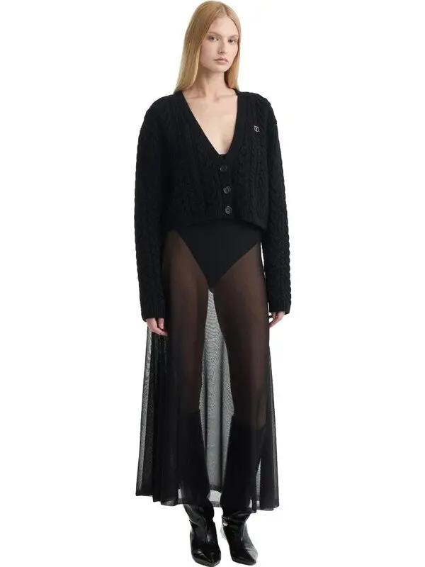 DODIEE Mira Knit Top - Black