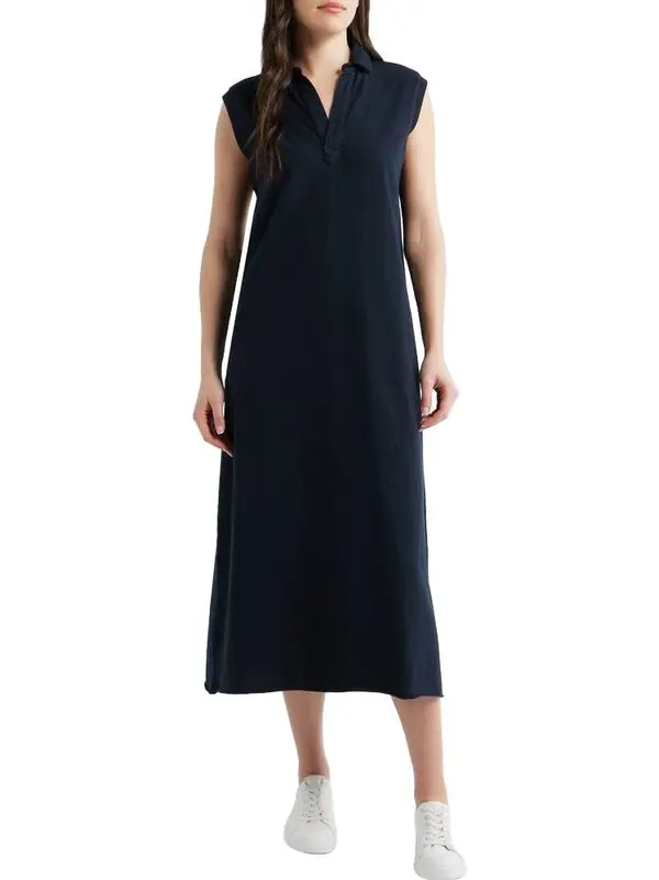 Frank & Eileen Lillian Polo Maxi Dress - British Royal Navy