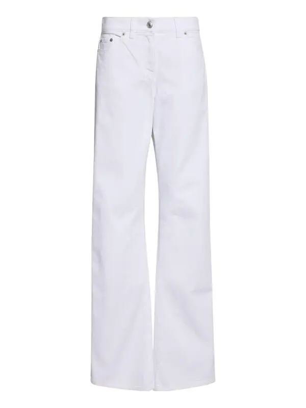 JULIE KEGELS Baggy Rigid Denim Jeans - White