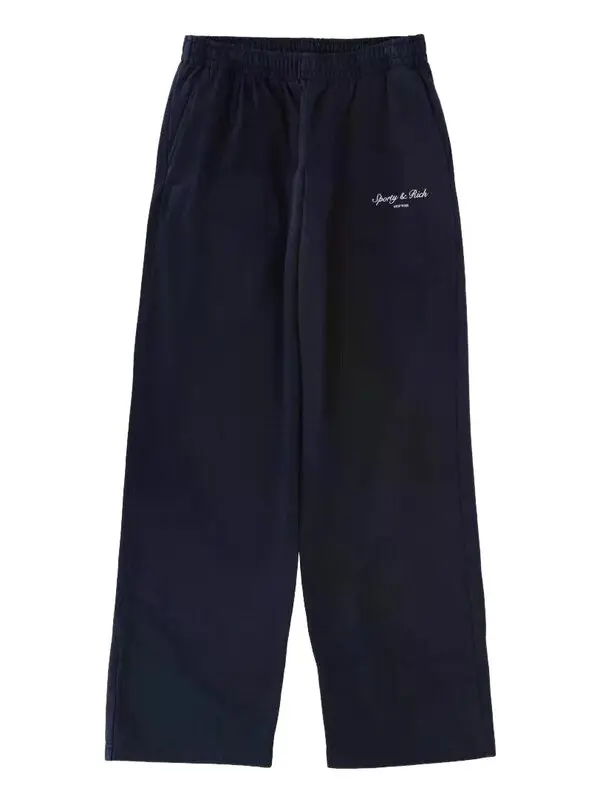 SPORTY & RICH Straight-leg Track Pants - Blue