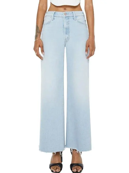 MOTHER The Lil Huster Roller Simp High-waist Jeans - Bring The Cooler