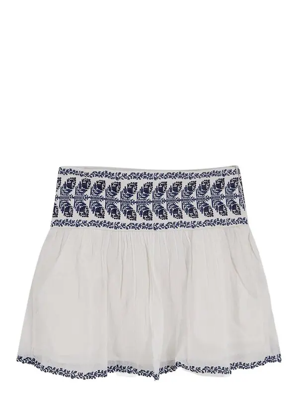MARANT ETOILE Certified Cotton Skirt - White