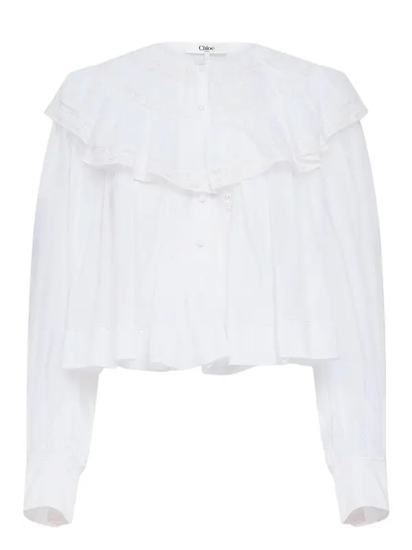 Chloé Cotton Shirt - White