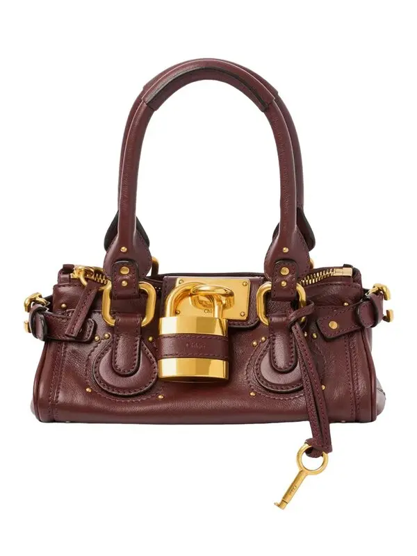 Chloé Paddington Leather Shoulder Bag - Brown