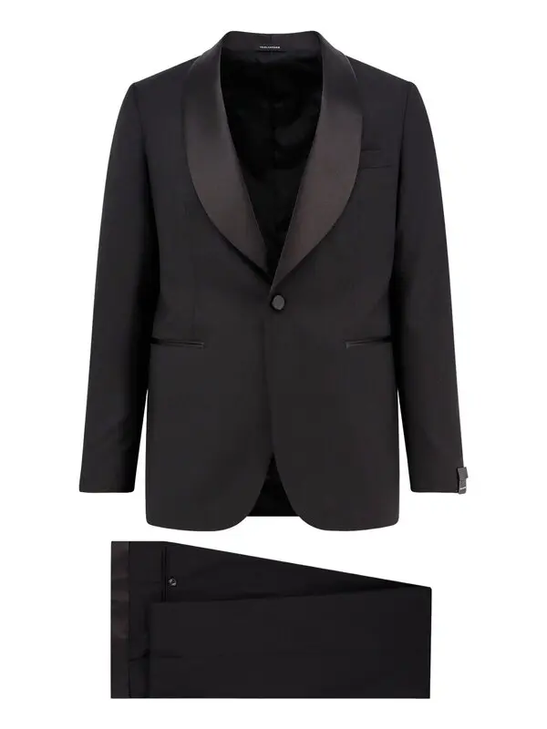 Tagliatore Wool Tuxedo - Black