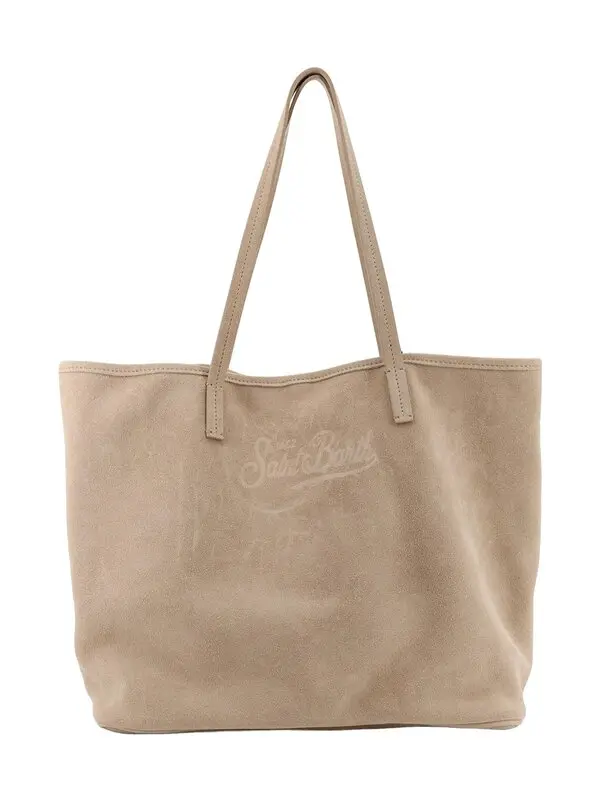 MC2 SAINT BARTH Suede Shoulder Bag - Beige