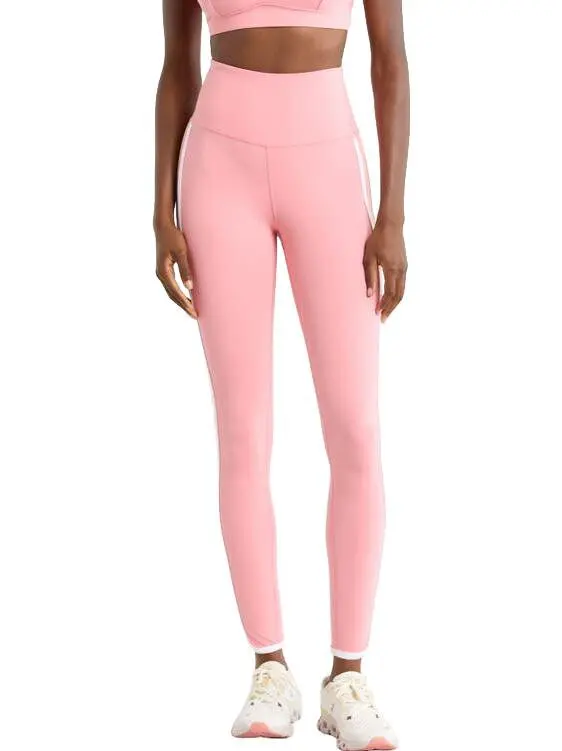 MPG Cloud Duo Stripe Leggings - Strawberry Ice