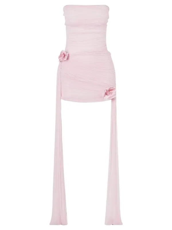 MAYGEL CORONEL Arena Draped Mini Dress - Pink