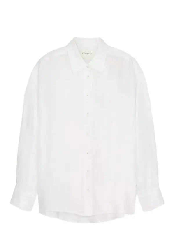 Closed Buttoned Shirt - White