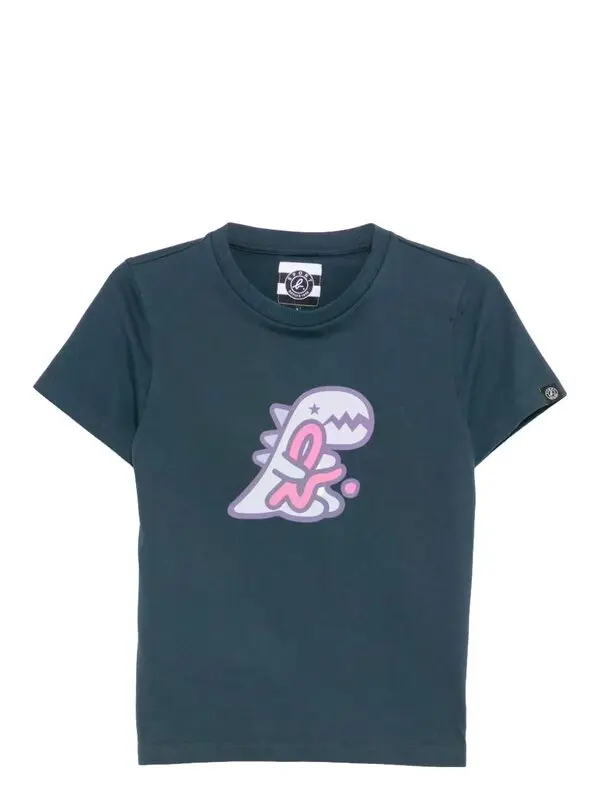 AGNES B. Hugging Dino T-shirt - Blue