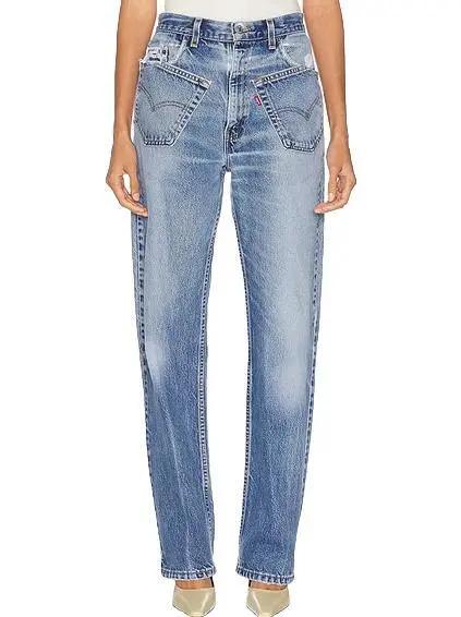 ALIGRACE Avant Pocket Jeans Medium Wash - Medium & Dark